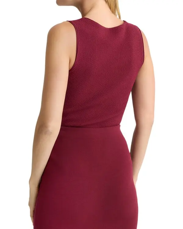 St. John Amy Fit Venezia Knit Tank Top