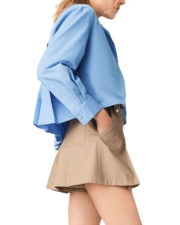 Maje Pleated Shorts