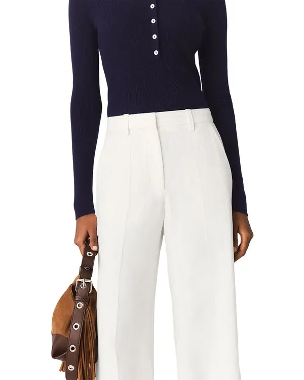 Maje Suit Trousers - White