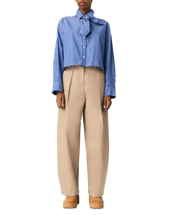 Maje Shirt With Removable Handkerchief