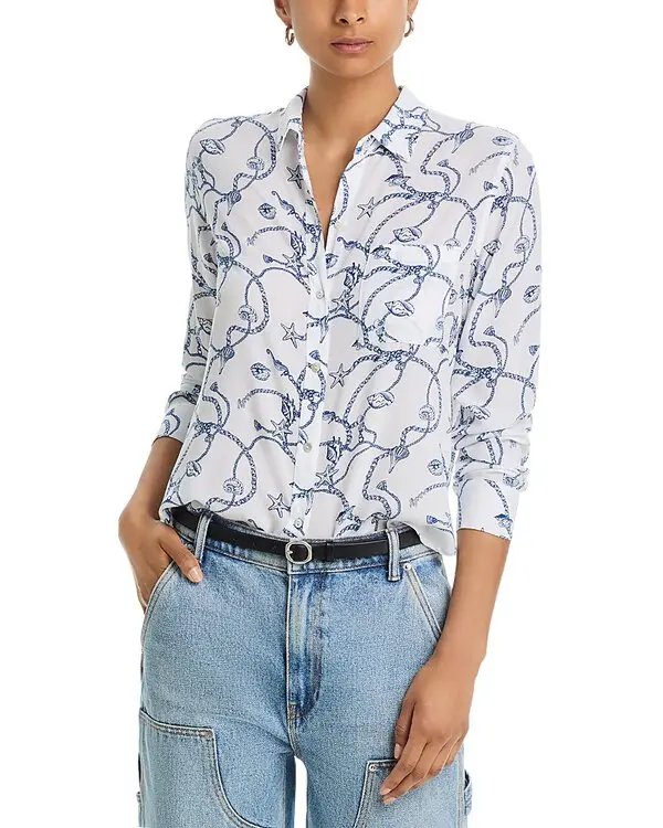 Rails Josephine Print Shirt - Nautical Chains