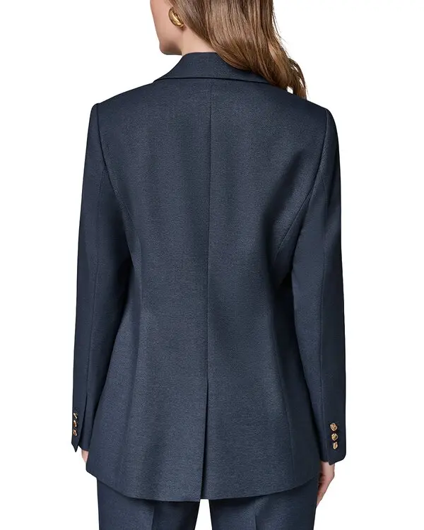 Donna Karan New York Notched Lapel Long Blazer