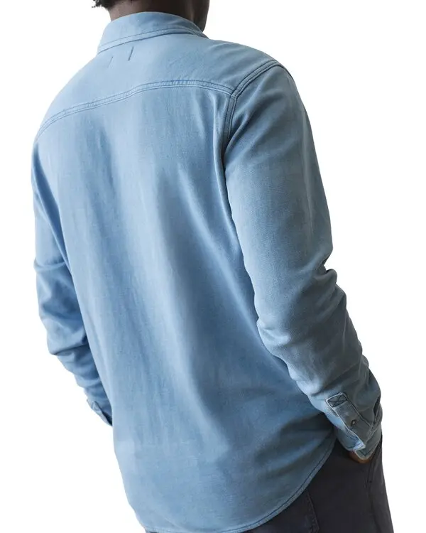 Marine Layer Pacifica Stretch Shirt - Indigo