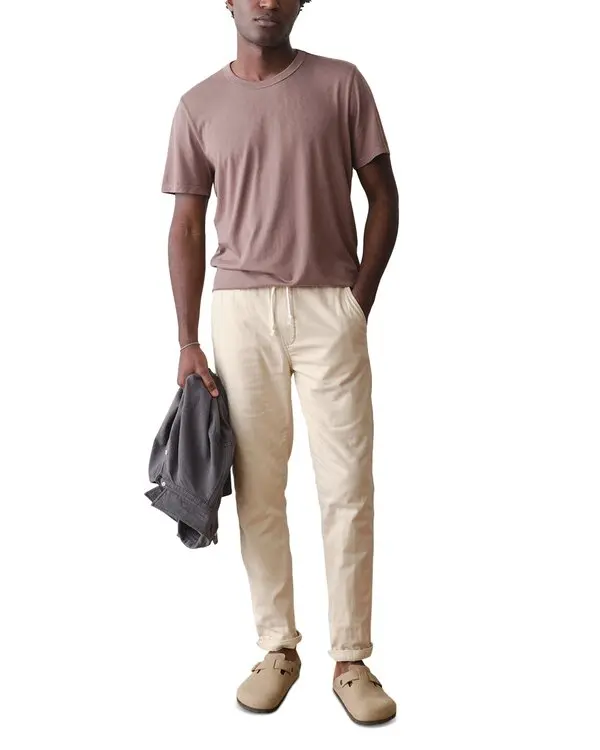 Marine Layer Signature Sea Change Crew Tee - Coffee Quartz