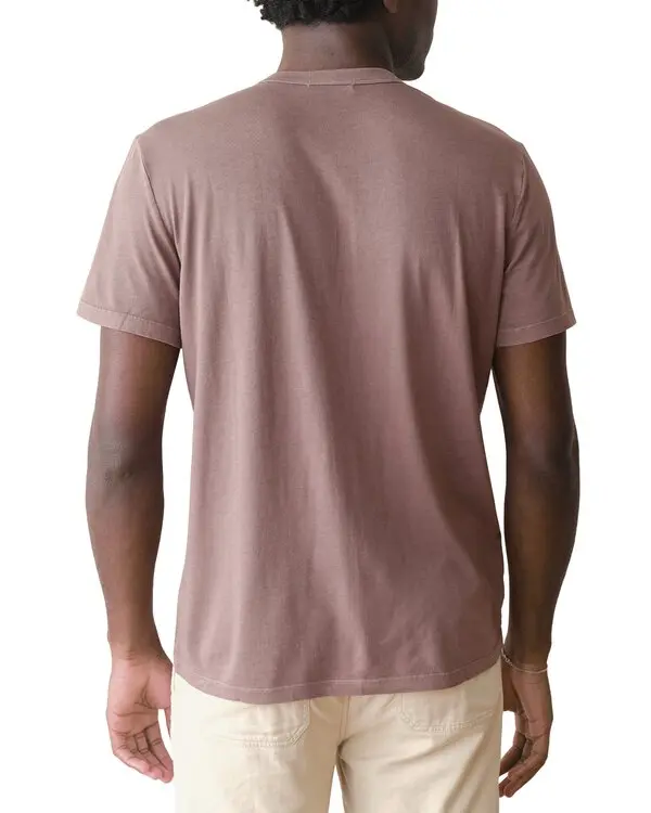 Marine Layer Signature Sea Change Crew Tee - Coffee Quartz