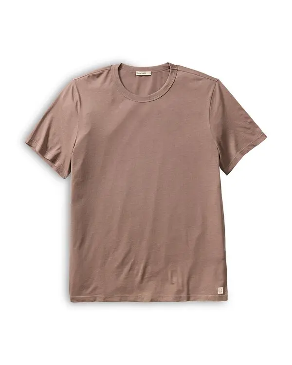 Marine Layer Signature Sea Change Crew Tee - Coffee Quartz