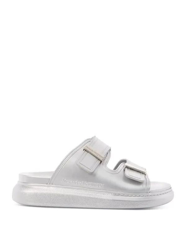 Alexander McQueen Rubber Slide Sandals - Cloud/ivory