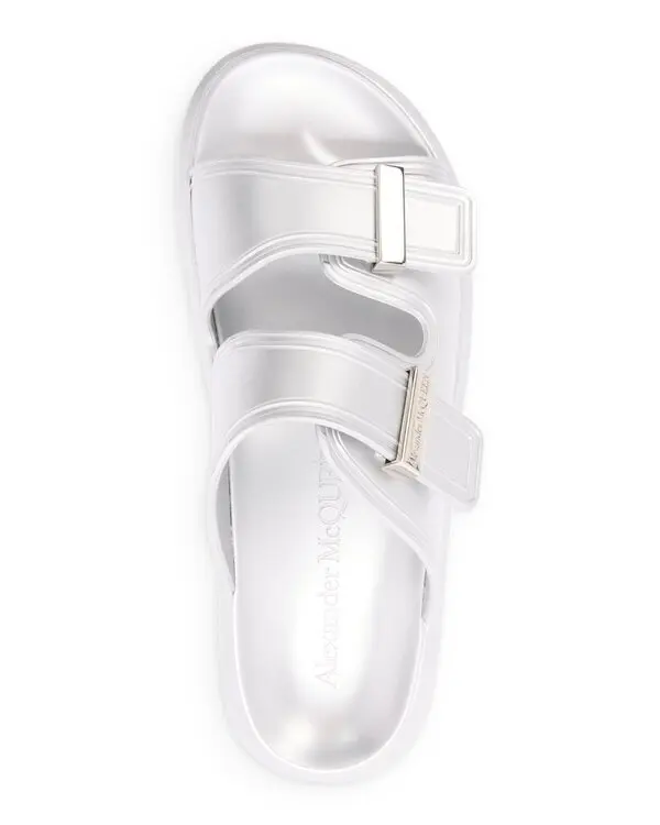 Alexander McQueen Rubber Slide Sandals - Cloud/ivory