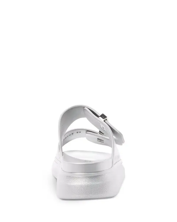Alexander McQueen Rubber Slide Sandals - Cloud/ivory
