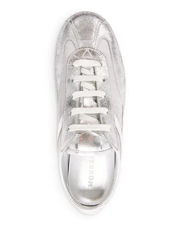 Alexander McQueen Suede And Nylon Sneakers