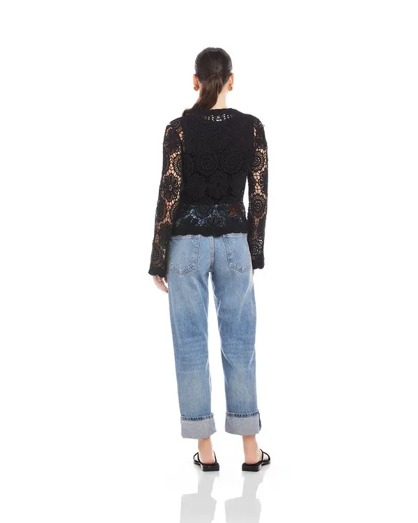 Fifteen Twenty Nelly Crochet Soft Jacket