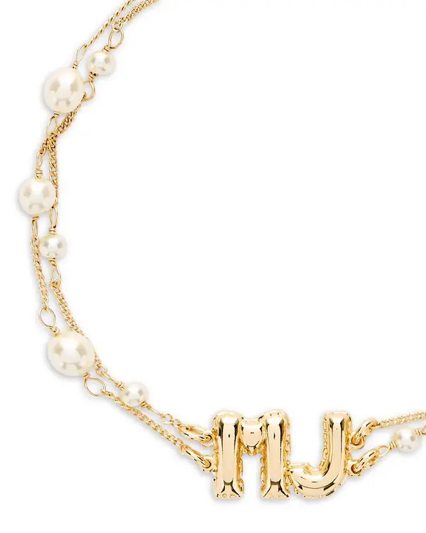 Marc Jacobs The Pearl Mj Balloon Bracelet - Gold