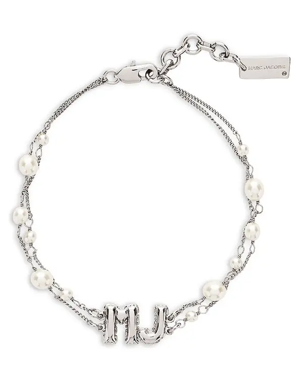 Marc Jacobs The Pearl Mj Balloon Bracelet - Silver