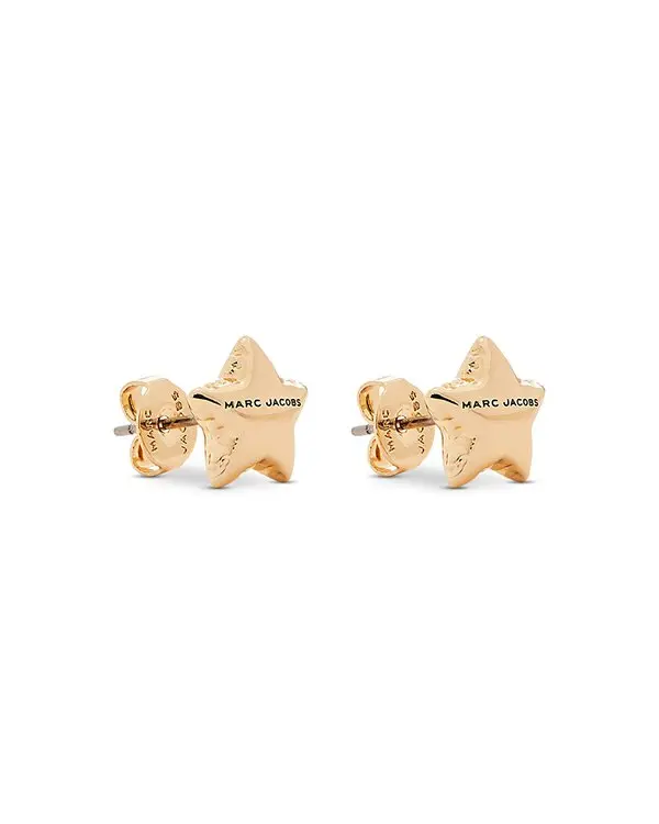 Marc Jacobs Star Balloon Micro Earrings - Light Antique Gold