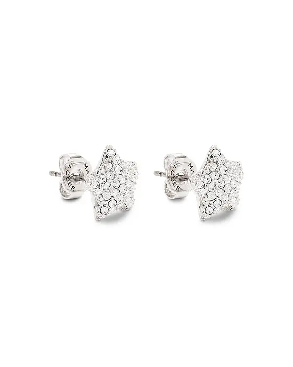 Marc Jacobs Star Pave Stud Earrings - Silver/crystal