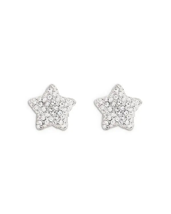 Marc Jacobs Star Pave Stud Earrings - Silver/crystal