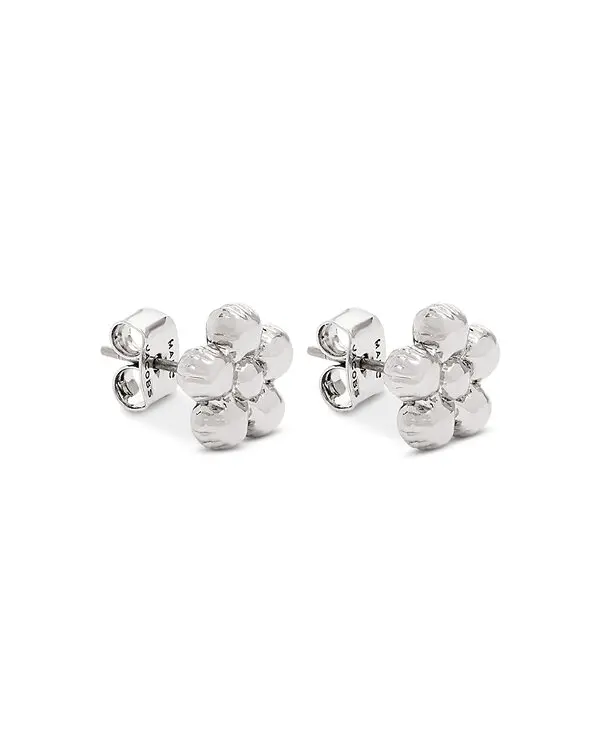 Marc Jacobs Daisy Balloon Stud Earrings - Silver