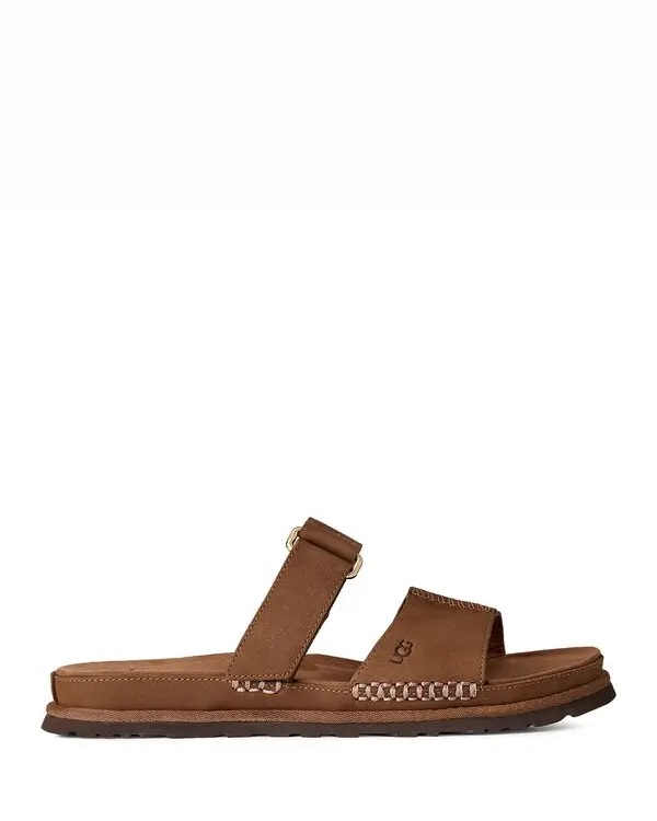 UGG Goldengaze Slide Sandals - Dark Chestnut