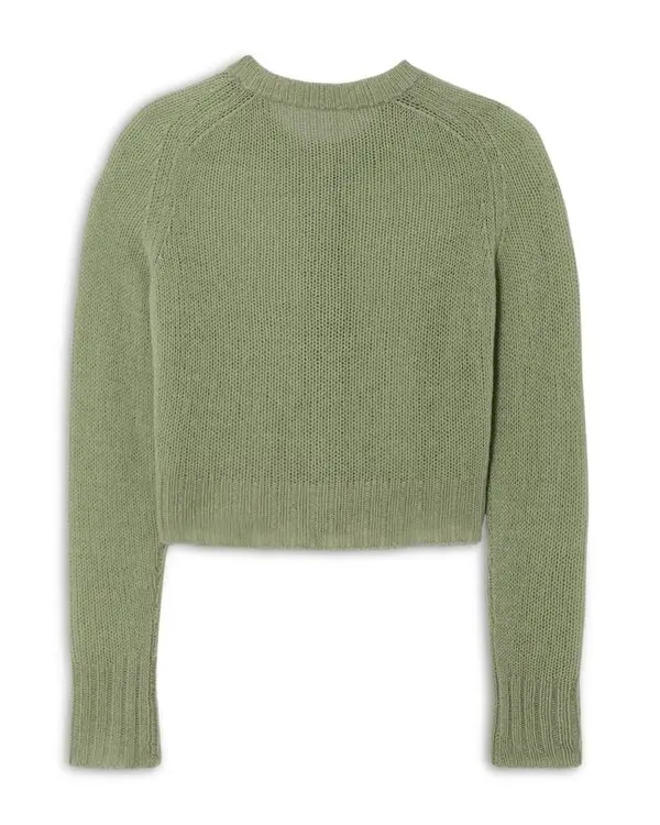 RE/DONE Slim Cashmere Cardigan Sweater - Melon