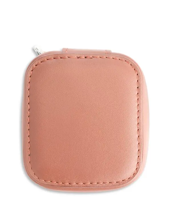 ROYCE NEW YORK International Travel Adapter & Leather Case - Tan