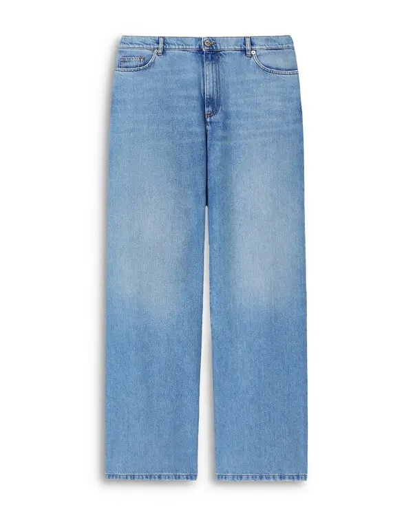 Marina Rinaldi Plus High-rise Denim Pants