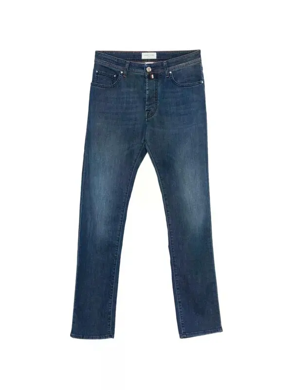 Jacob Cohen Bard Slim Stonewashed Jeans - Blue