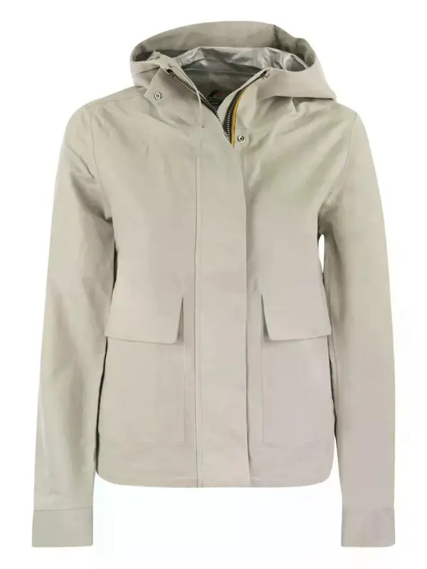 K-WAY Hooded Flap-pocket Jacket