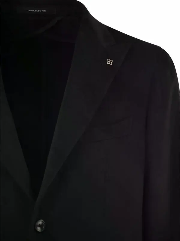 Tagliatore Single-breasted Blazer - Black