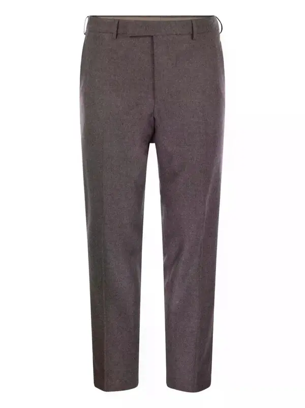 PT TORINO Ironed Crease Flannel Trousers
