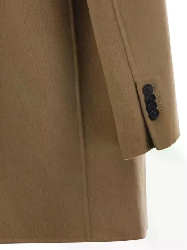 PALTO' Double-breasted Peak Lapels Coat