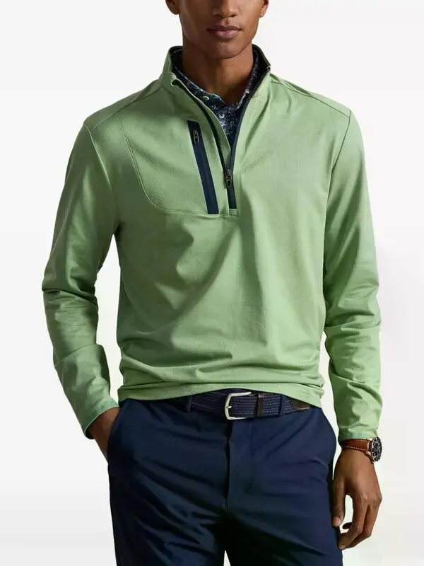 Rlx Ralph Lauren Zip Sweatshirt - Green