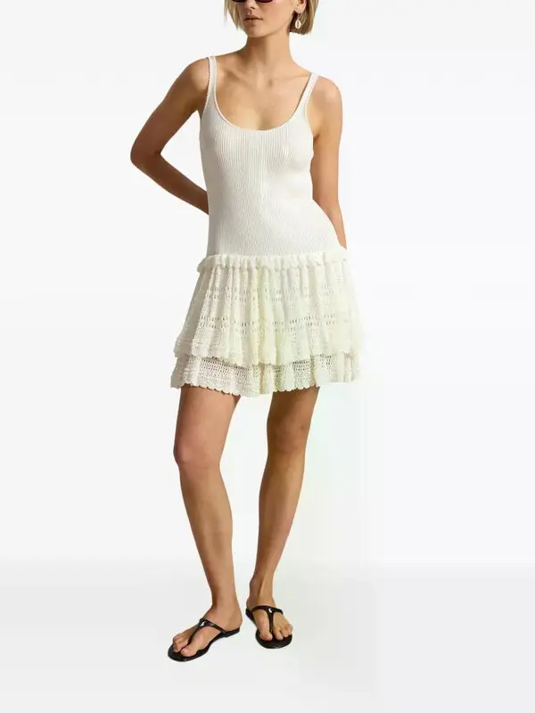 Polo Ralph Lauren Tiered Day Dress - Neutrals