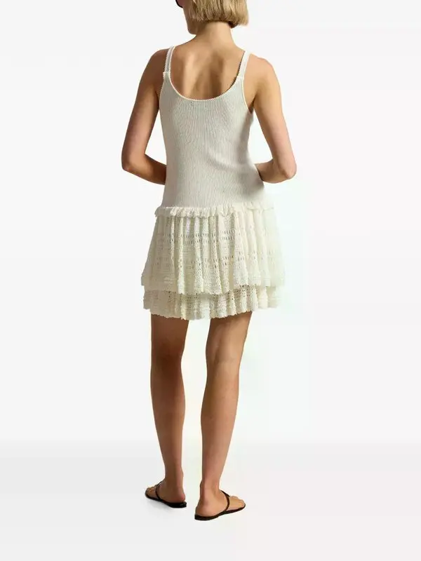 Polo Ralph Lauren Tiered Day Dress - Neutrals