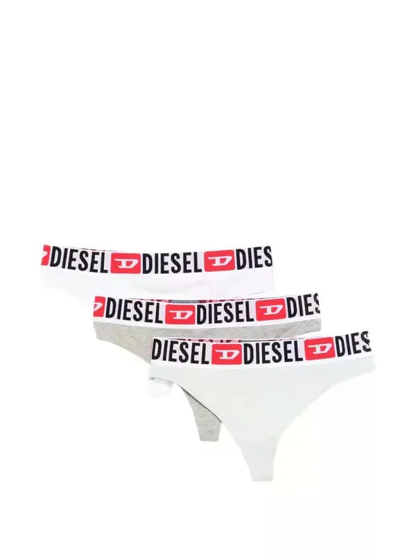 DIESEL® Ufst-stars Logo-band Briefs - Grey