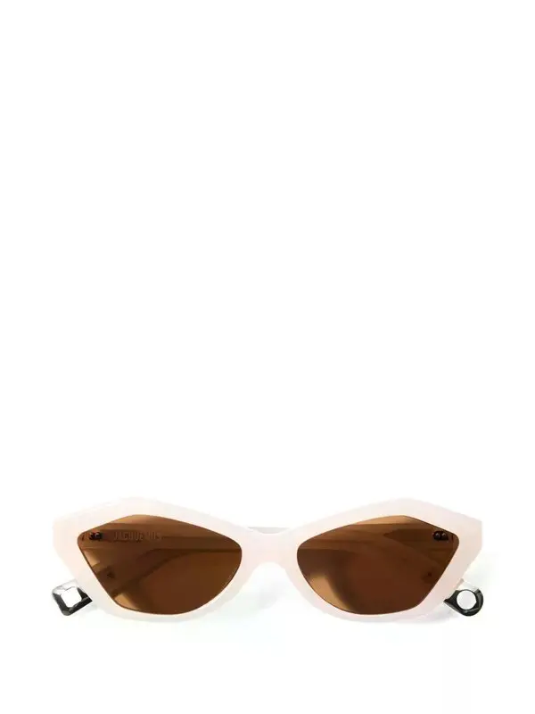 Jacquemus The Bambino Sunglasses By - Neutrals