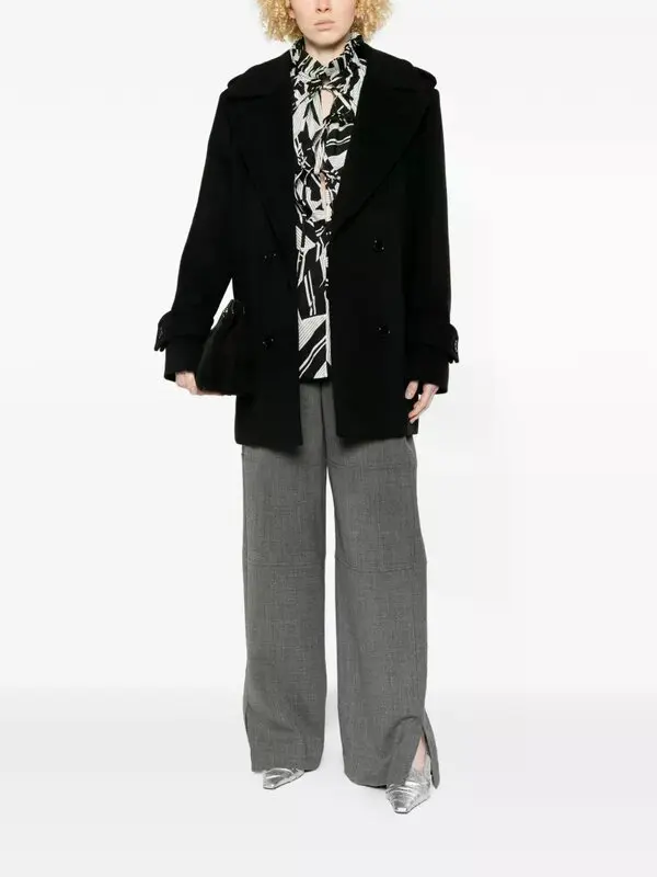 Nina Ricci Double-breasted Reefer Coat