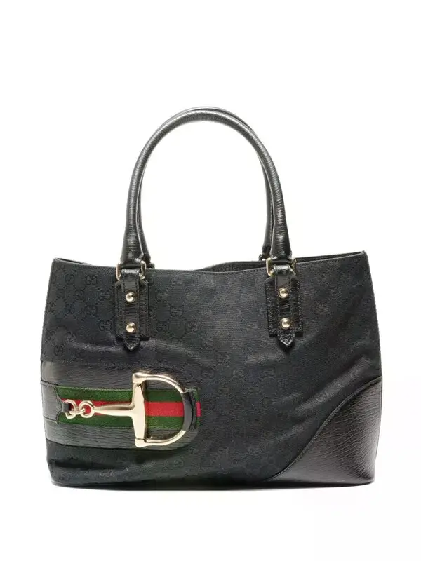 Gucci 2000s Hasler Gg Canvas Tote Bag