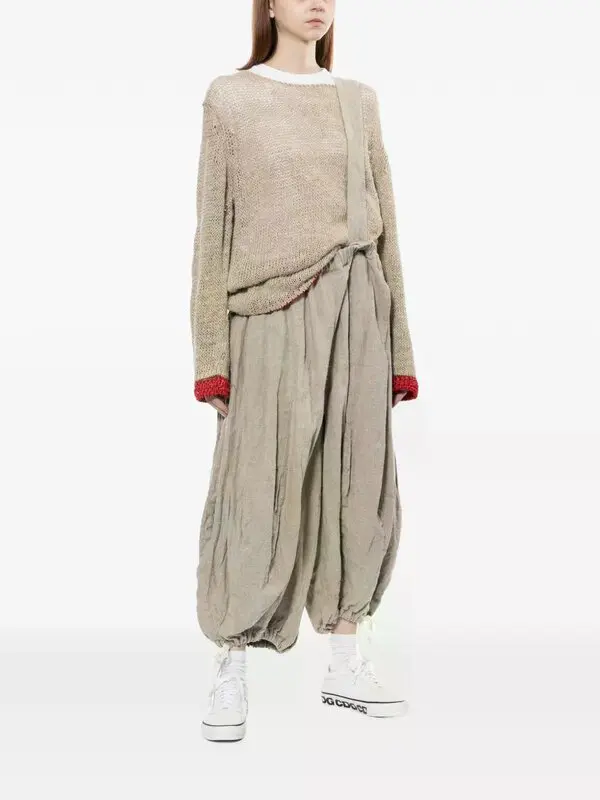 Comme Des Garçons Open Knit Round Neck Jumper