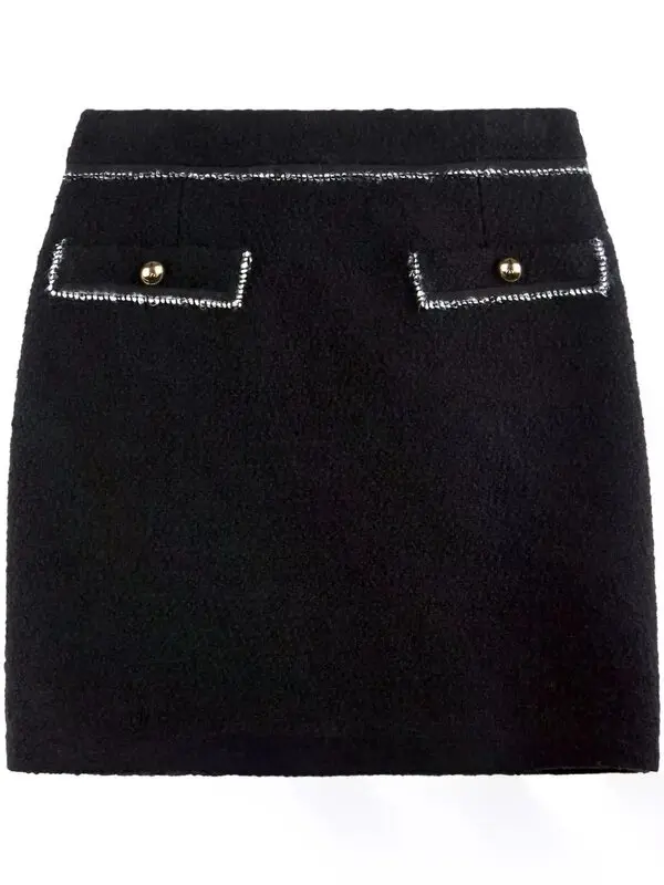 FAY Bouclé Mini Skirt