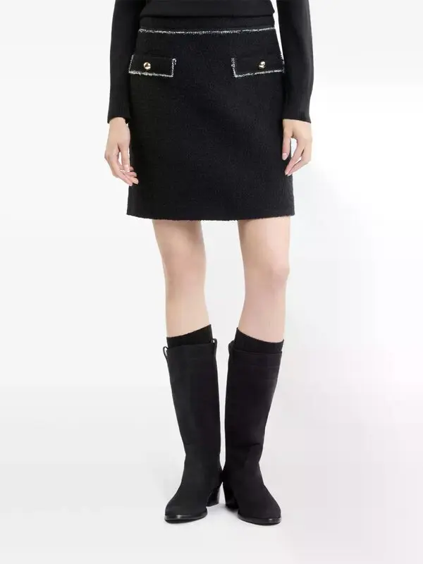 FAY Bouclé Mini Skirt