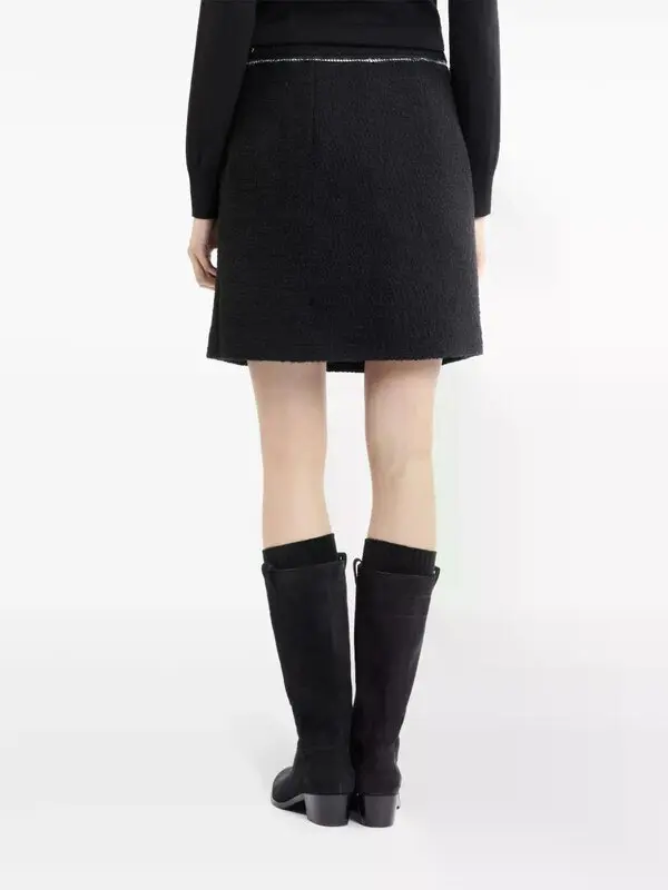 FAY Bouclé Mini Skirt
