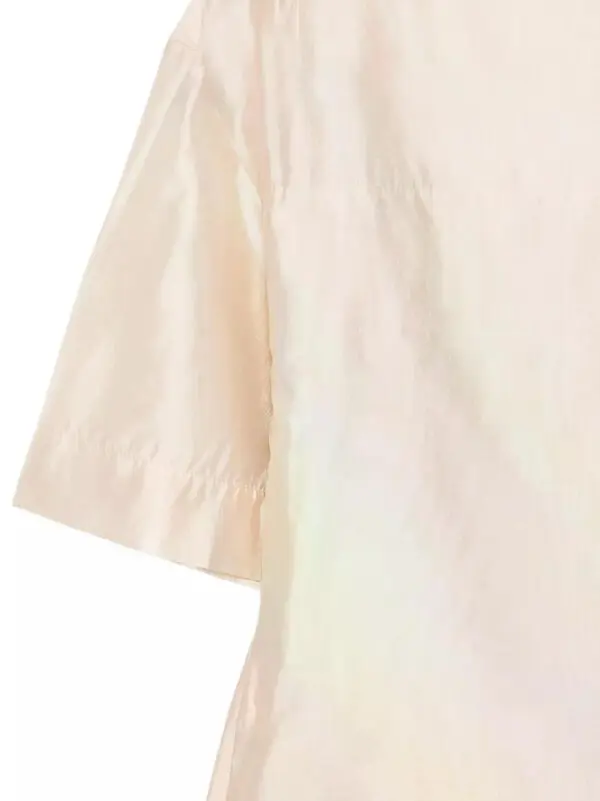 Filippa K Short Sleeve Boatneck Blouse - Neutrals