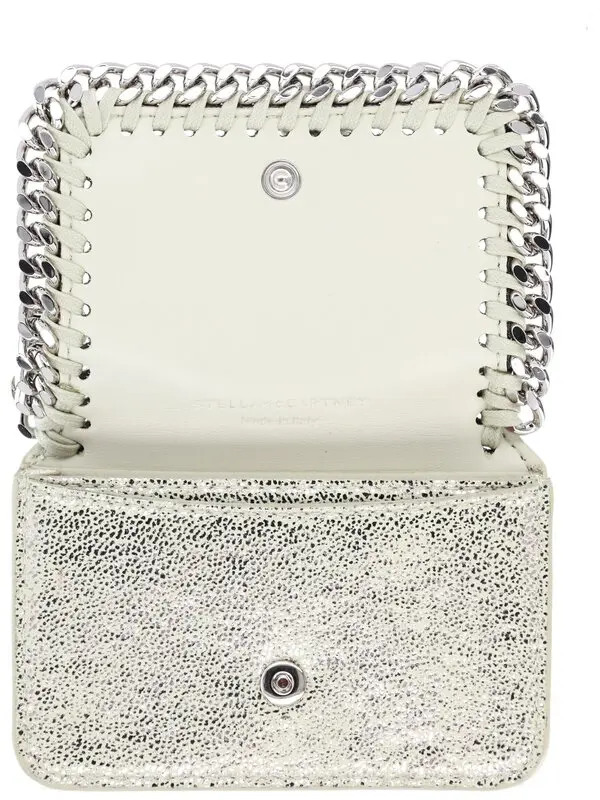 Stella McCartney Falabella Card Holder - Silver