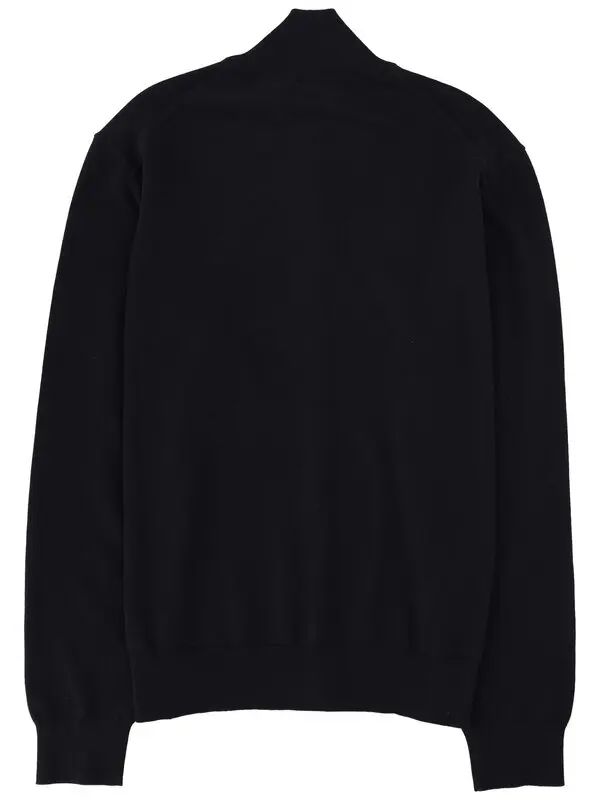 BOSS Cardigan With Logo - Blue