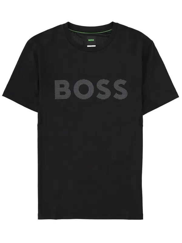 BOSS T-shirt Con Logo - Black