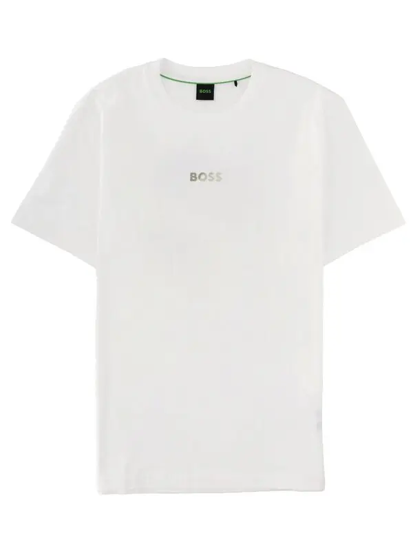 BOSS T-shirt Con Logo - White