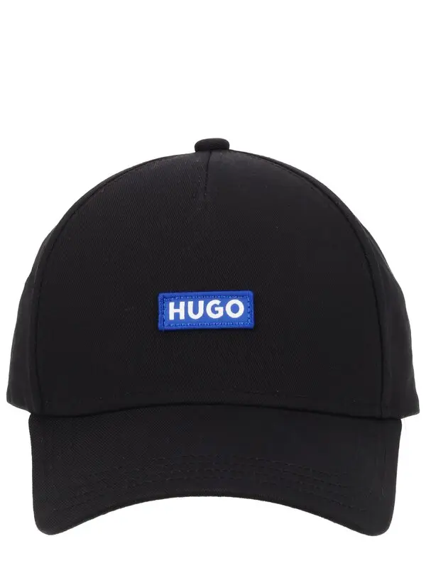 Hugo Baseball Cap With Logo - Black