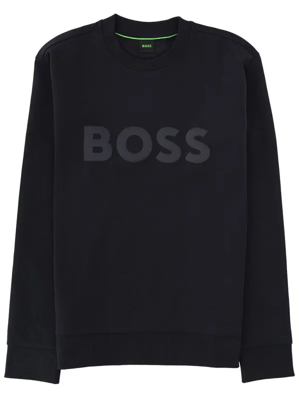 BOSS Sweatshirt With Logo - Blue