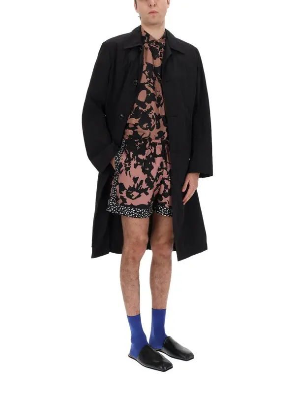 Dries Van Noten Rankles Trench Coat - Black