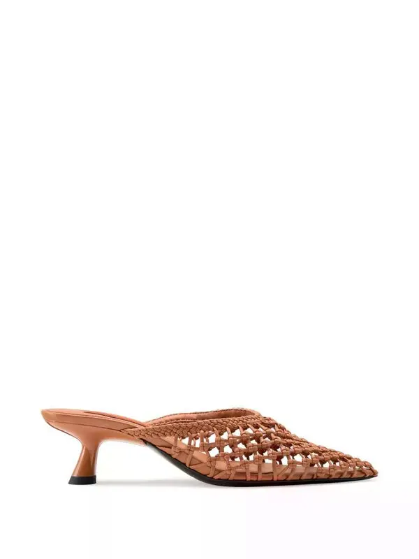 SIMONMILLER Gala Knotted Mules - Neutrals